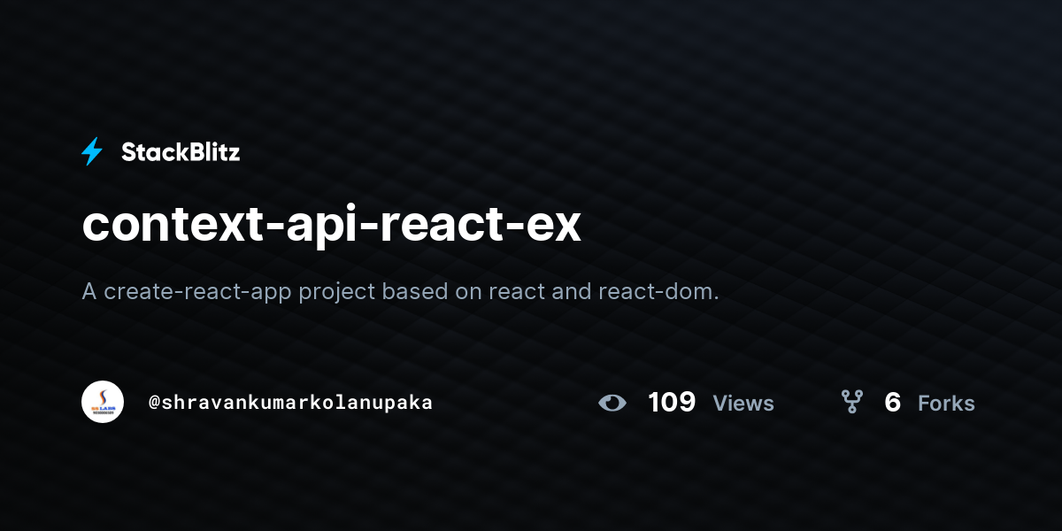 context-api-react-ex - StackBlitz