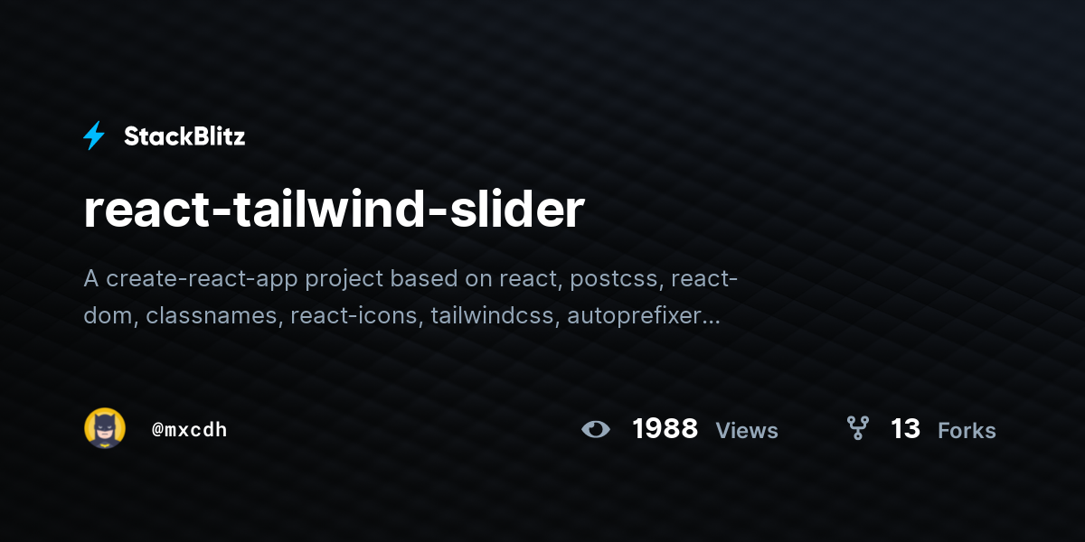react-tailwind-slider - StackBlitz