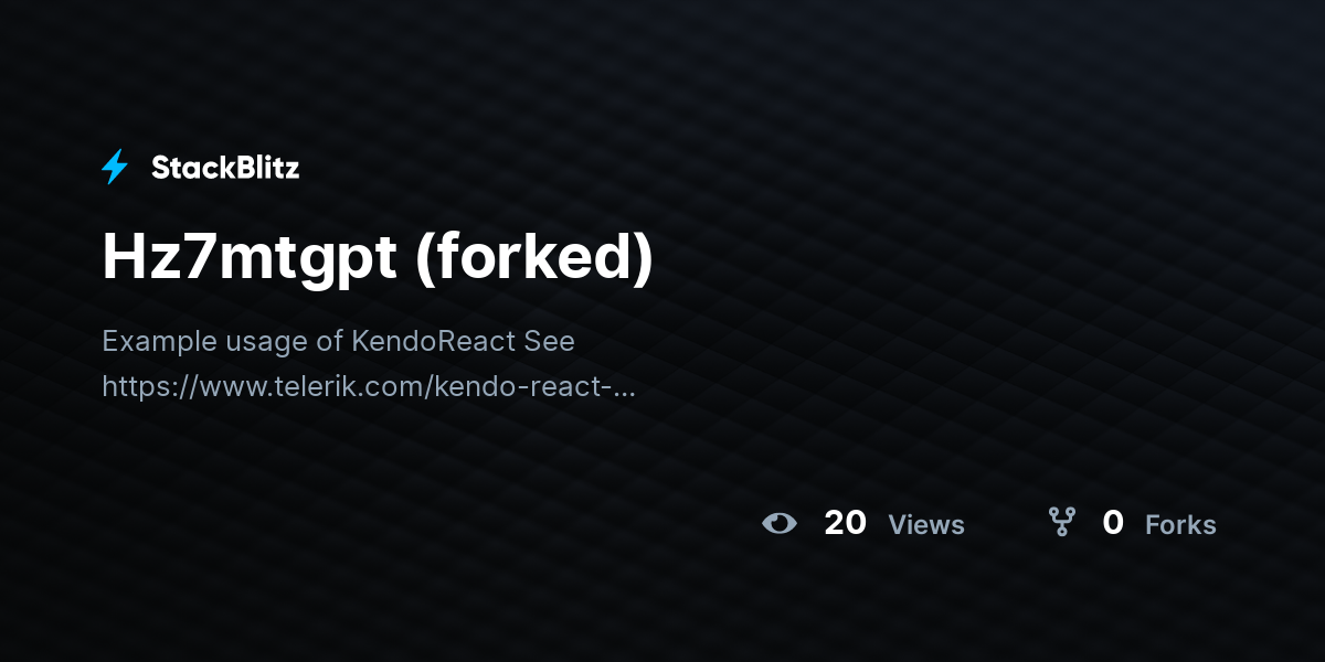 Hz7mtgpt (forked) - StackBlitz