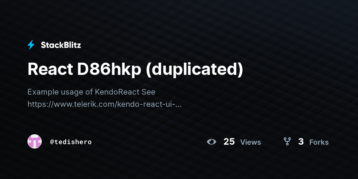 React D86hkp (duplicated) - StackBlitz