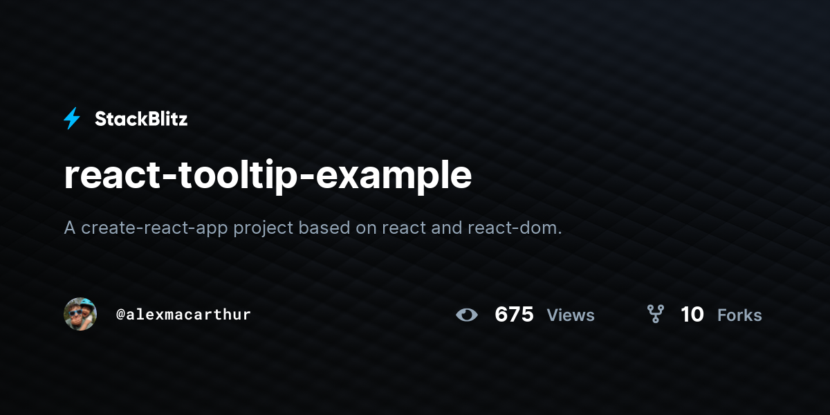 react-tooltip-example - StackBlitz