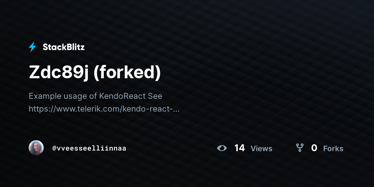 Zdc89j (forked) - StackBlitz