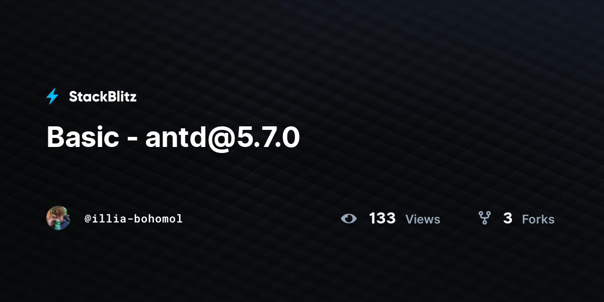 Basic - antd@5.7.0 - StackBlitz