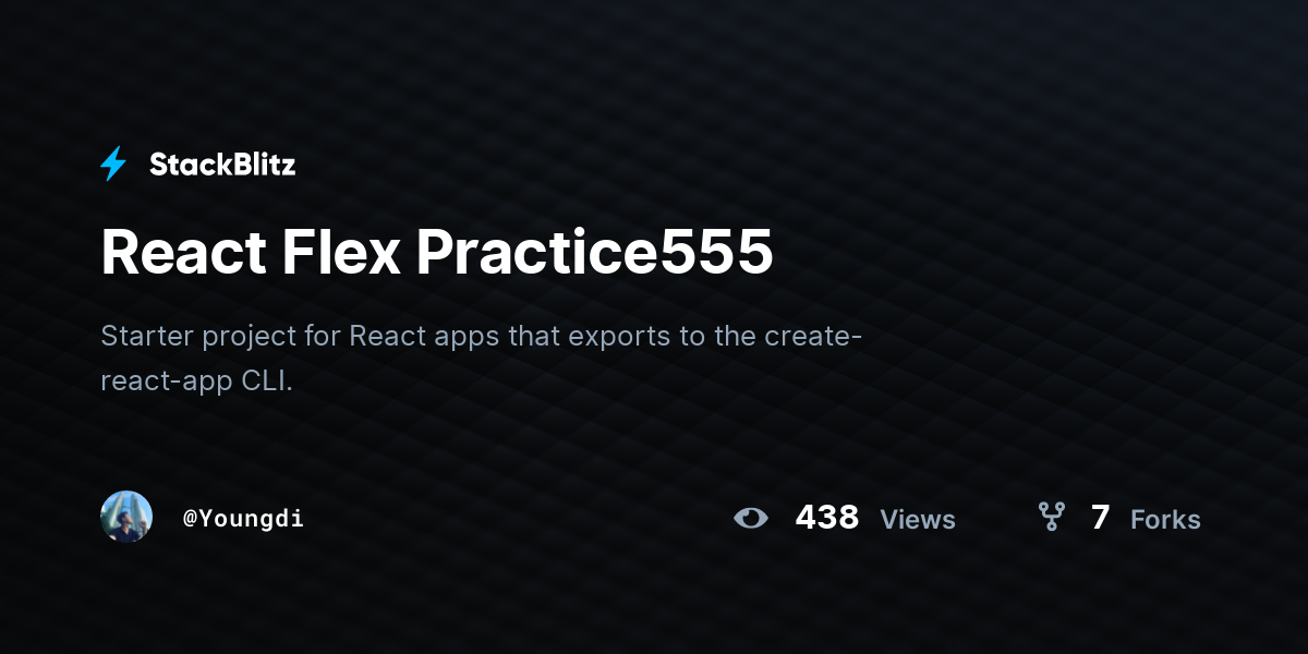 React Flex Practice555 - StackBlitz React Flex Practice555 - StackBlitz