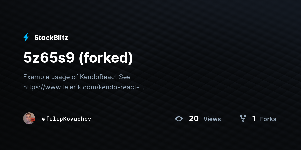 5z65s9 (forked) - StackBlitz