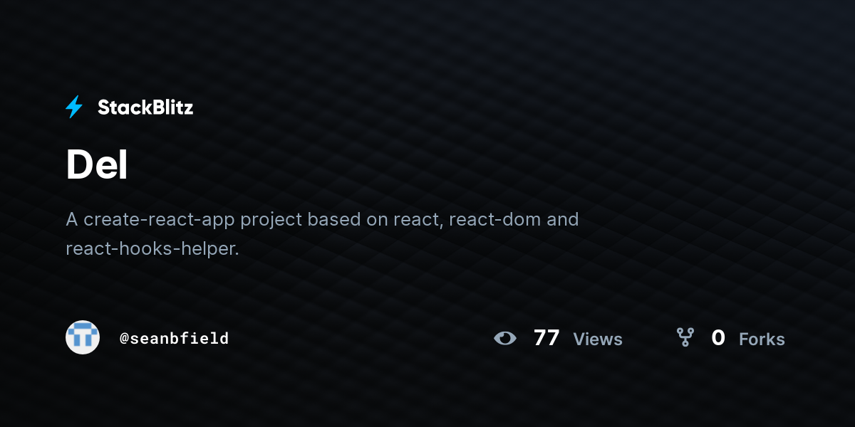 Del Stackblitz