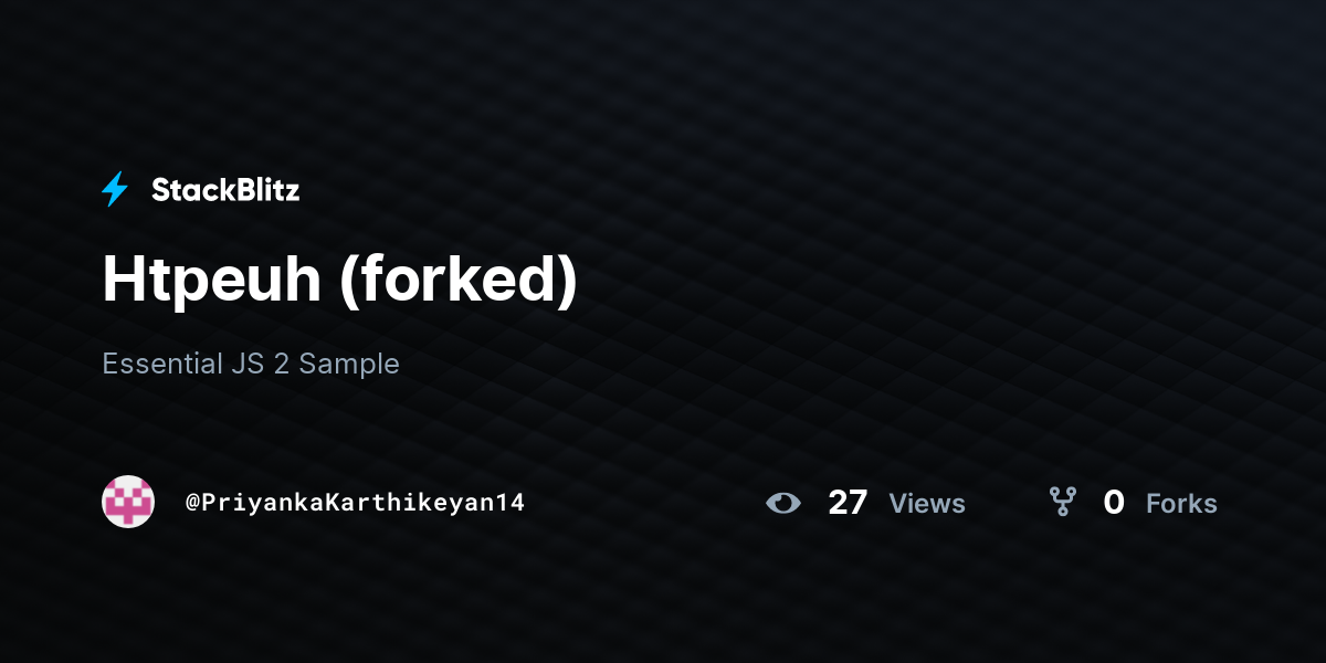 Htpeuh (forked) - StackBlitz