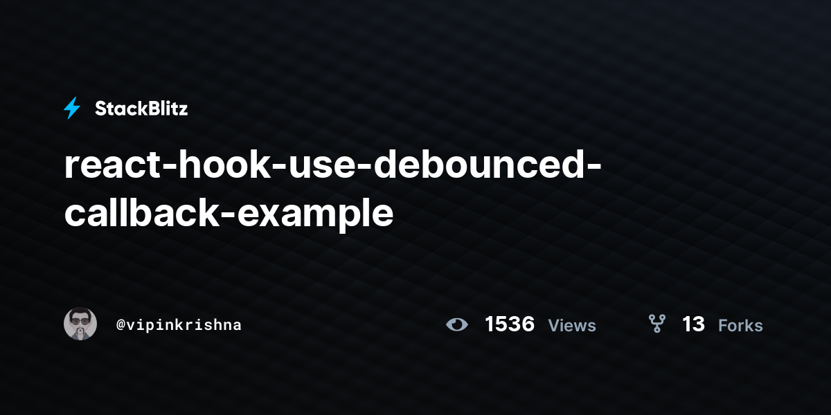 react-hook-use-debounced-callback-example - StackBlitz
