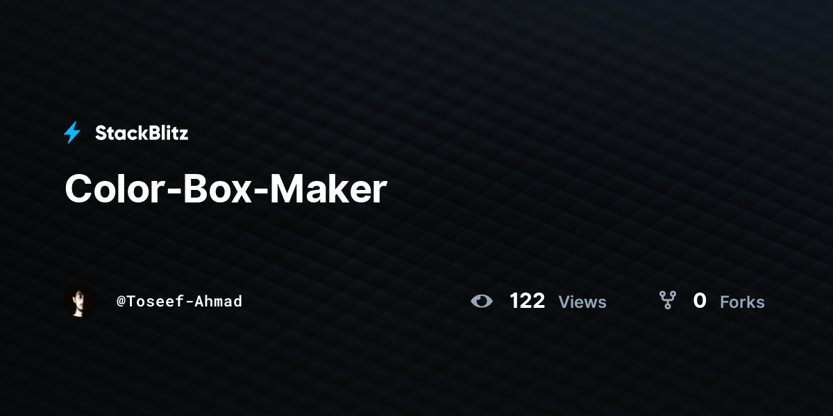 Color-Box-Maker - StackBlitz