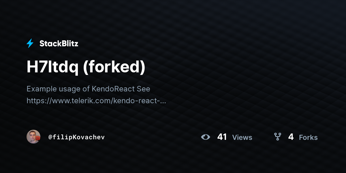 H7ltdq (forked) - StackBlitz