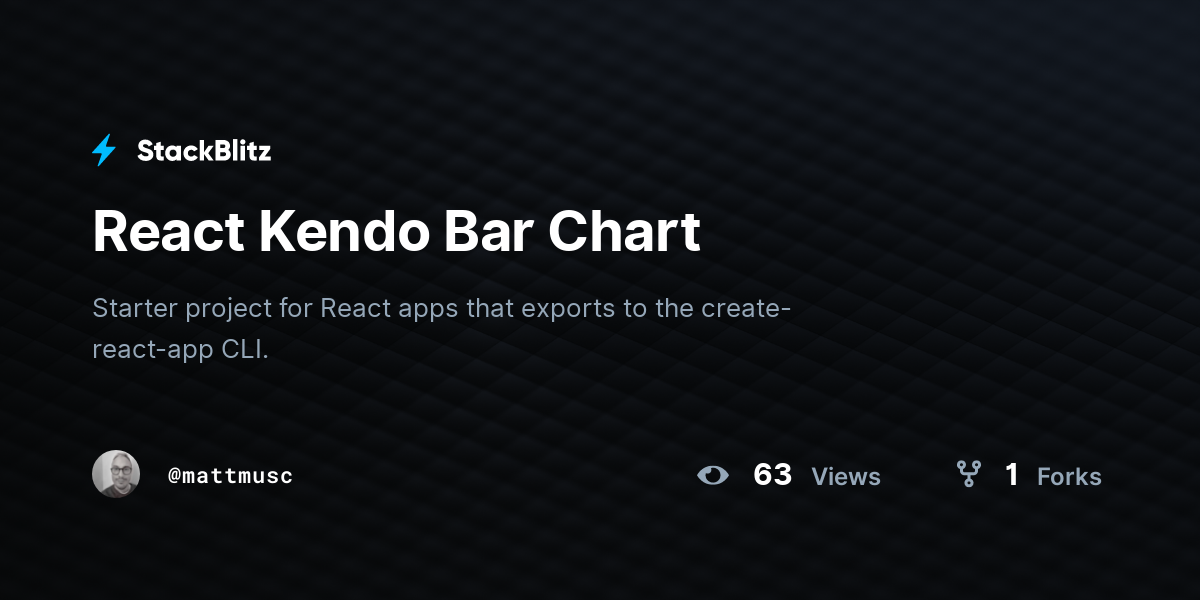 React Kendo Bar Chart - StackBlitz React Kendo Bar Chart - StackBlitz