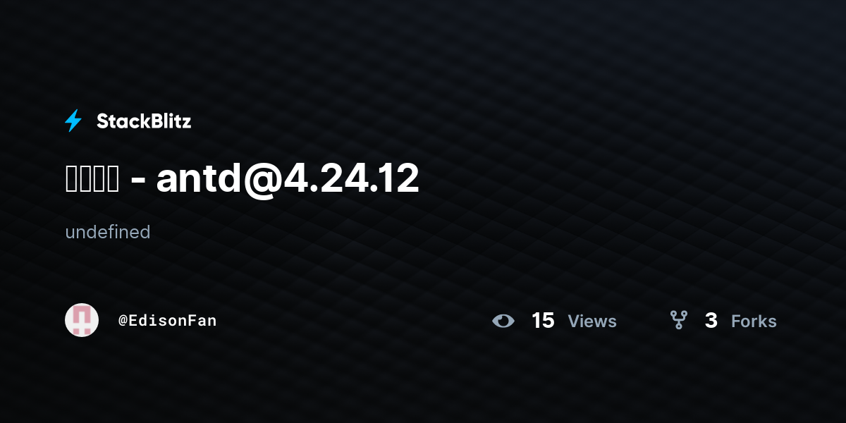 按钮弹框 - antd@4.24.12 - StackBlitz