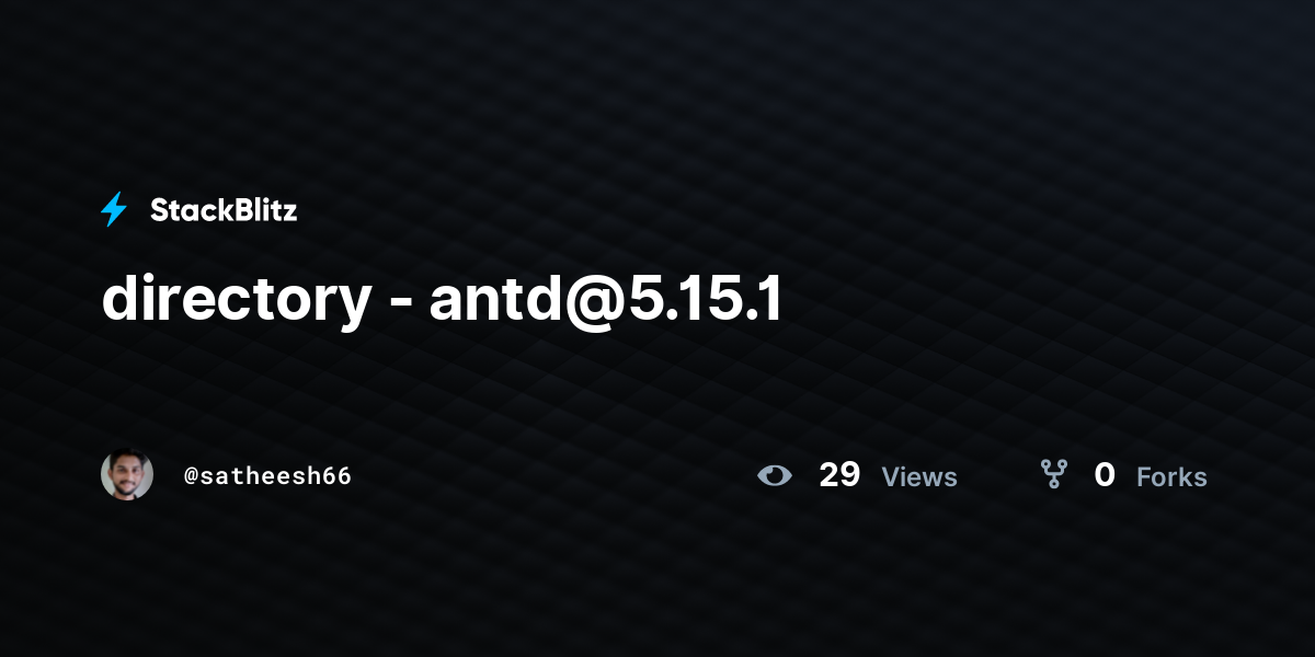 directory - antd@5.15.1 - StackBlitz