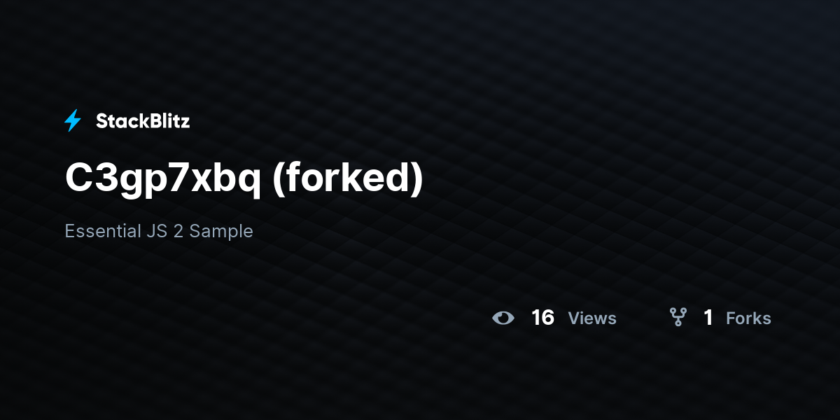 C3gp7xbq (forked) - StackBlitz