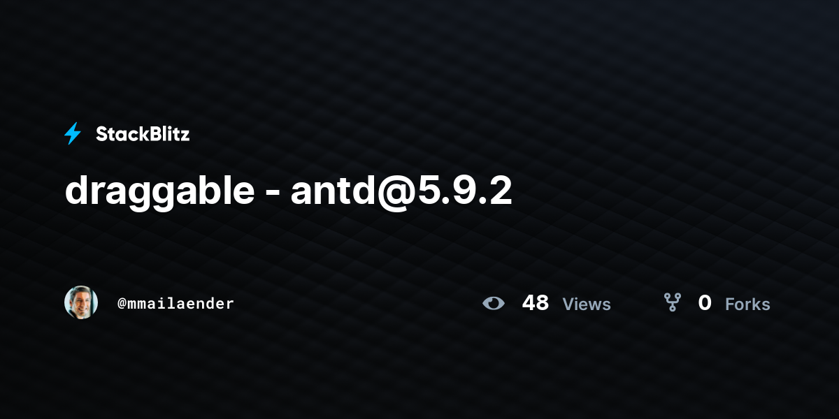 draggable - antd@5.9.2 - StackBlitz
