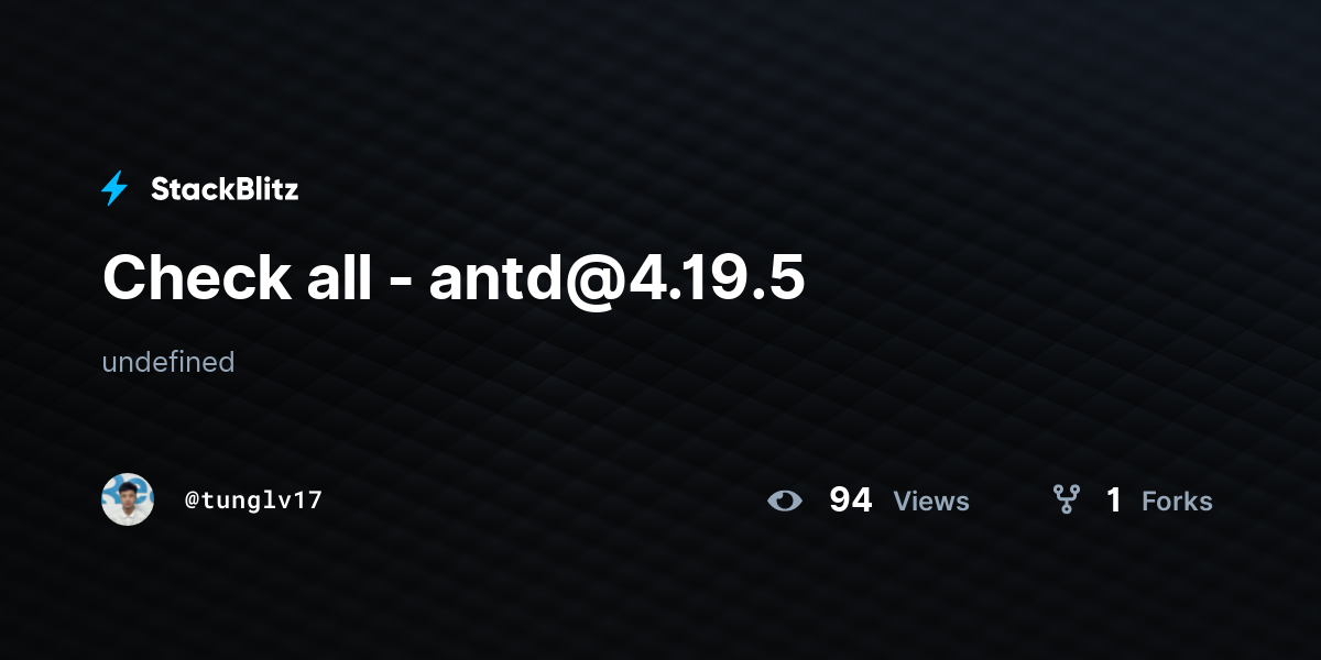 Check all - antd@4.19.5 - StackBlitz