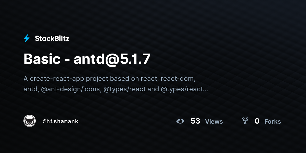 Basic - antd@5.1.7 - StackBlitz