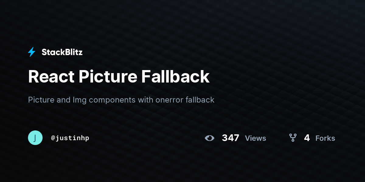 React Picture Fallback - StackBlitz