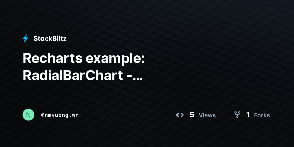 Recharts example: RadialBarChart - SimpleRadialBarChart (duplicated ...