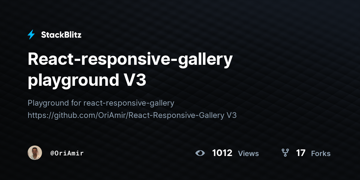 React-responsive-gallery playground V3 - StackBlitz