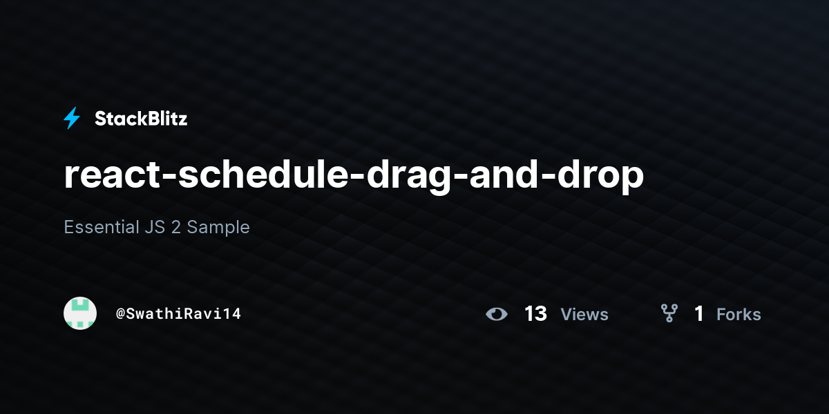 react-schedule-drag-and-drop - StackBlitz react-schedule-drag-and-drop - StackBlitz