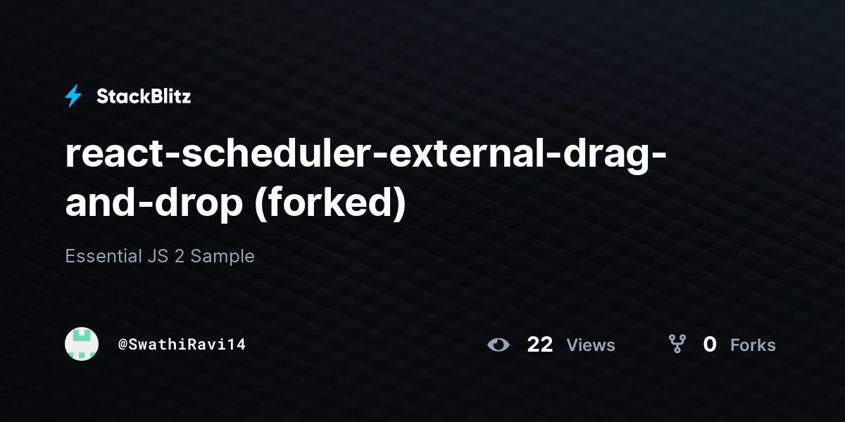 react-scheduler-external-drag-and-drop (forked) - StackBlitz