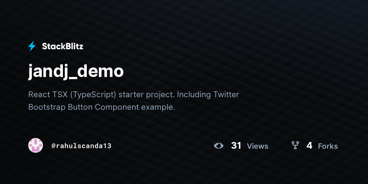 jandj_demo - StackBlitz