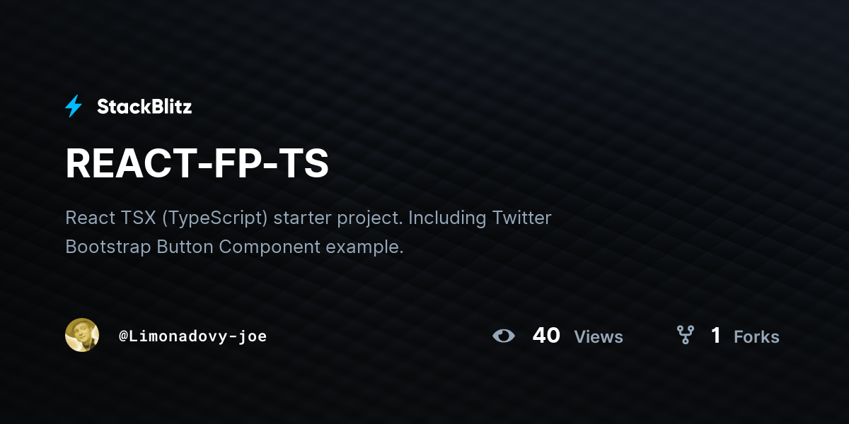 REACT-FP-TS - StackBlitz
