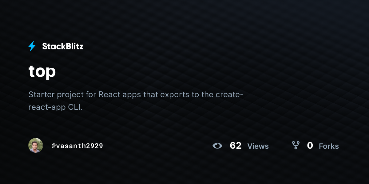 top - StackBlitz