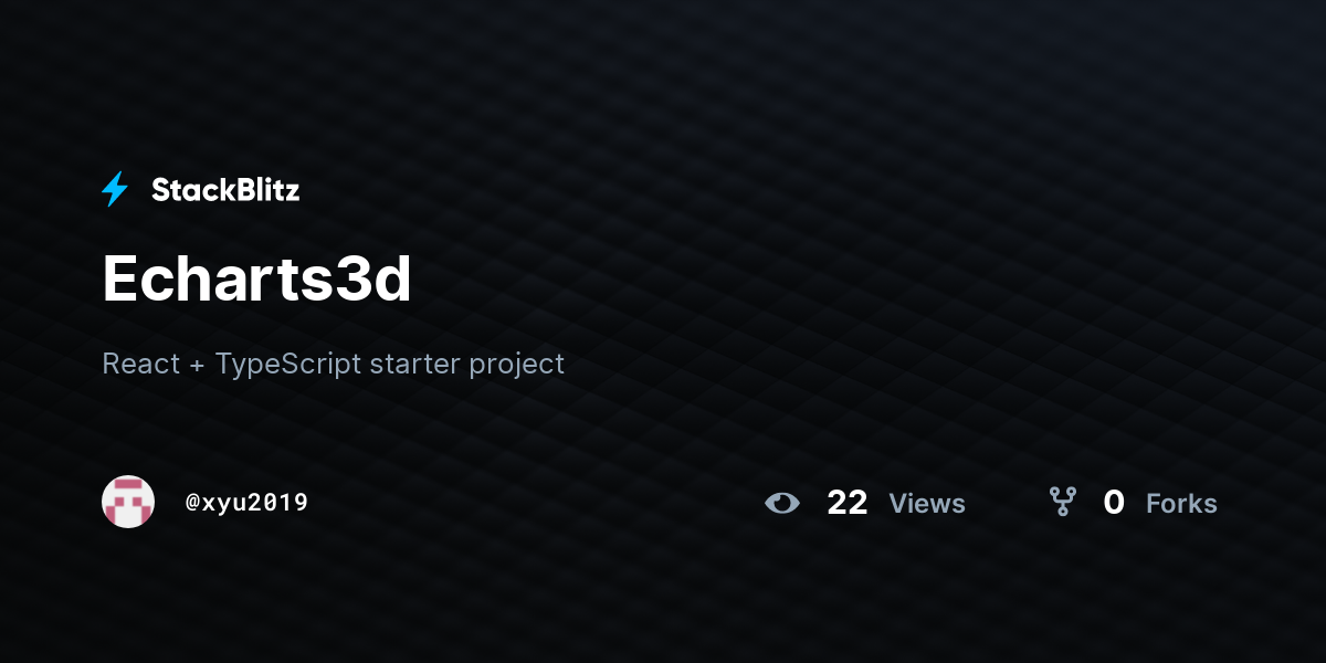 Echarts3d - StackBlitz