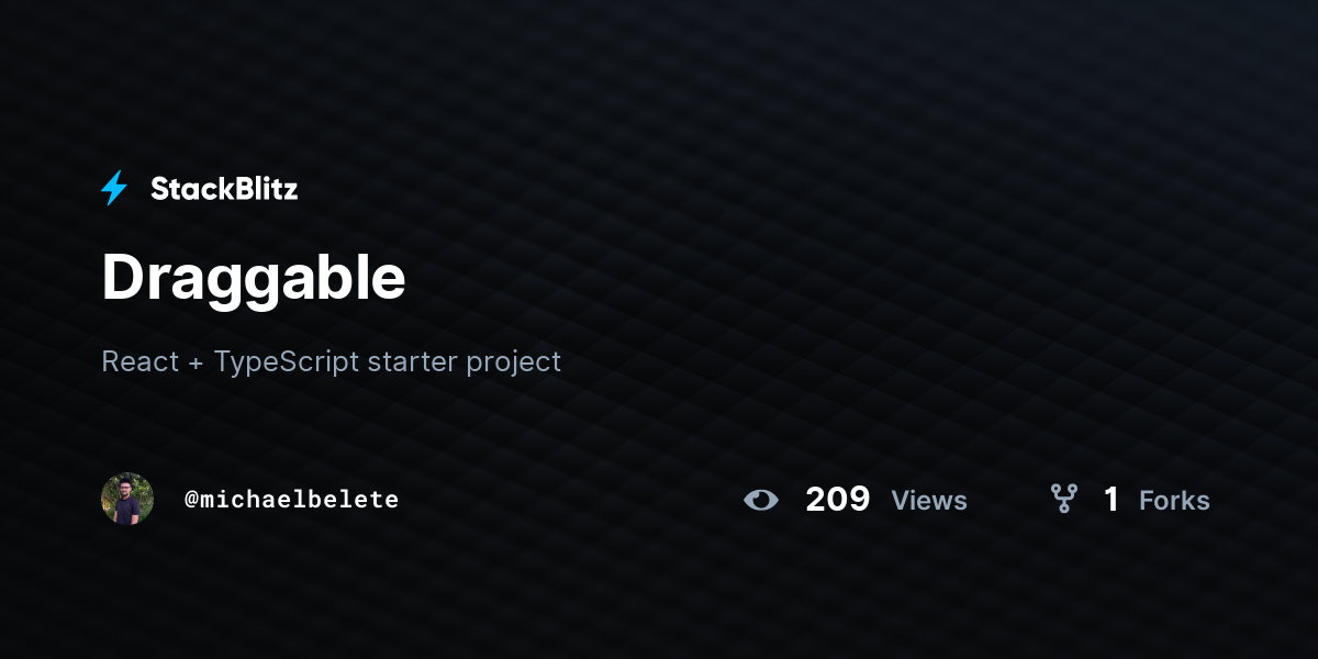 Draggable - StackBlitz