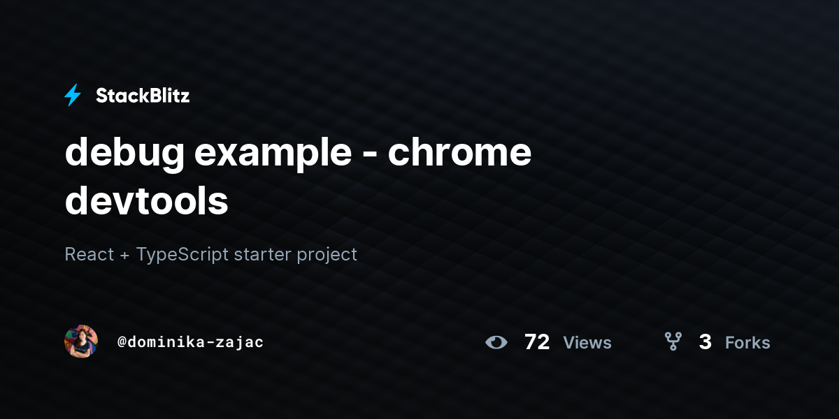 debug example - chrome devtools - StackBlitz debug example - chrome devtools - StackBlitz