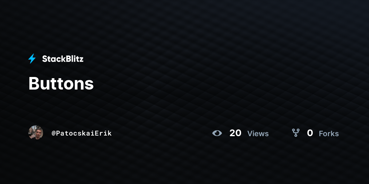 Buttons - StackBlitz