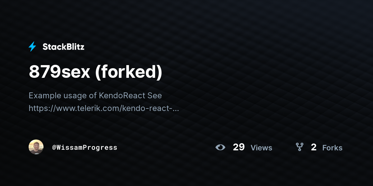 879sex (forked) - StackBlitz