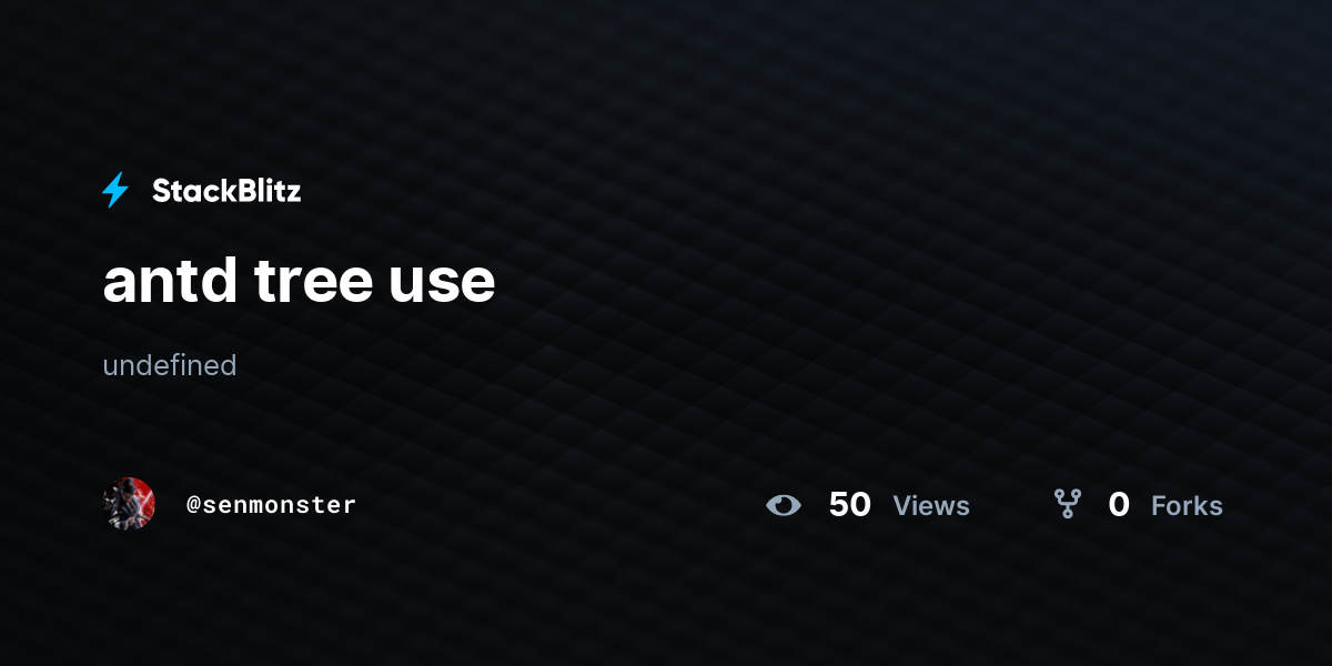 antd tree use - StackBlitz