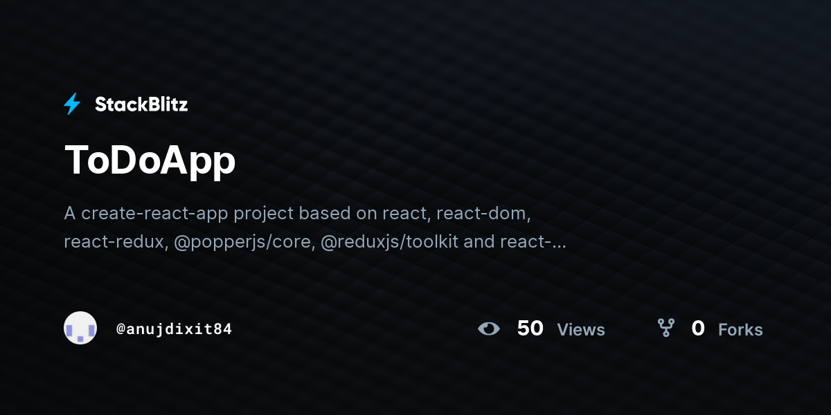 ToDoApp - StackBlitz ToDoApp - StackBlitz