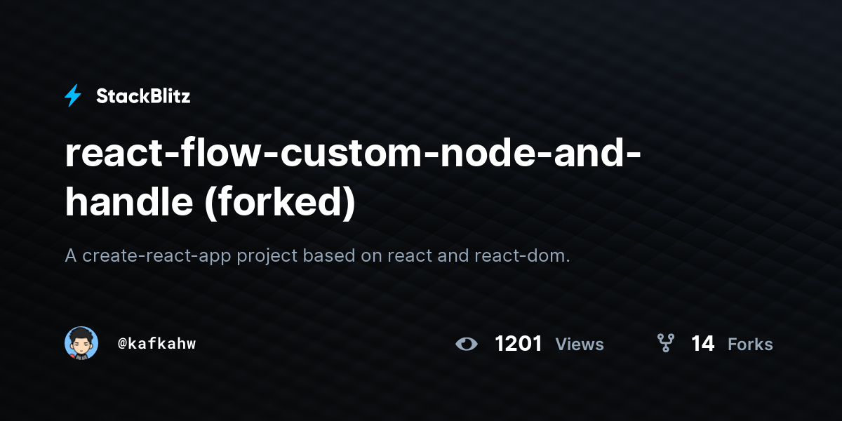 react-flow-custom-node-and-handle (forked) - StackBlitz