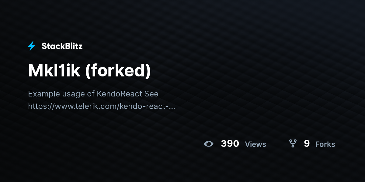 Mkl1ik (forked) - StackBlitz