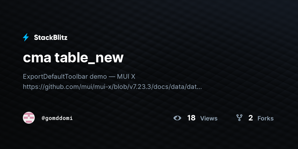 cma table_new - StackBlitz