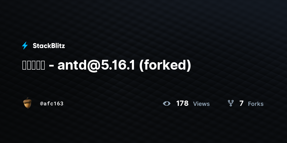 可拖拽标签 - antd@5.16.1 (forked) - StackBlitz