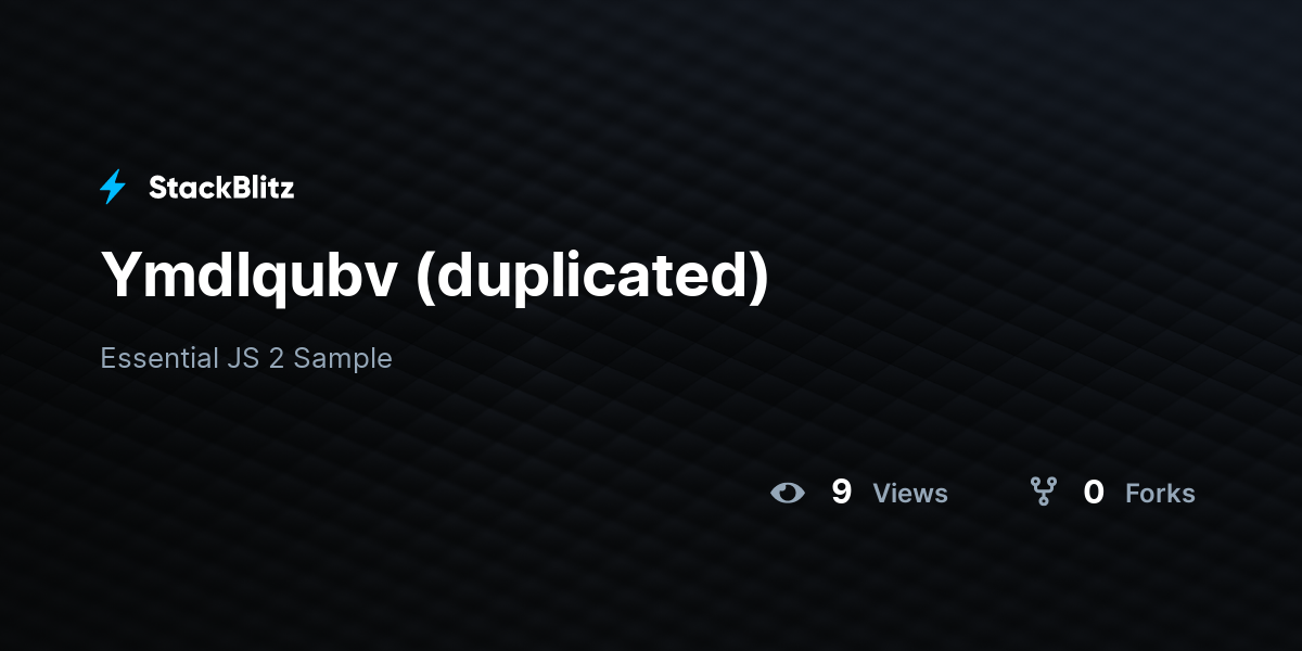 Ymdlqubv (duplicated) - StackBlitz