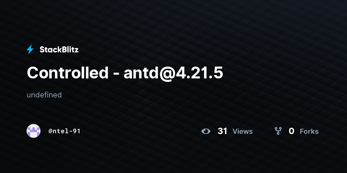 Controlled - antd@4.21.5 - StackBlitz