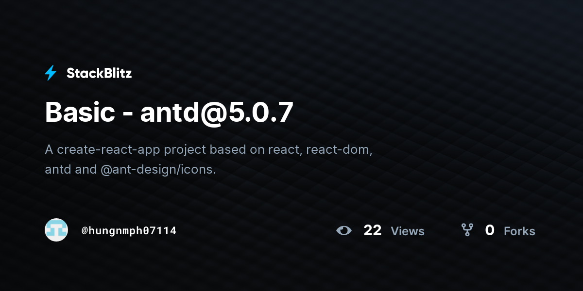 Basic - antd@5.0.7 - StackBlitz