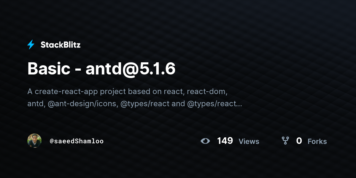 Basic - antd@5.1.6 - StackBlitz