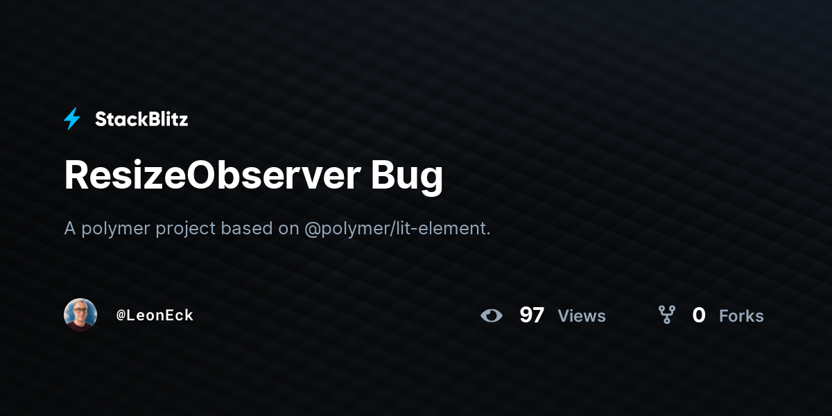 Resizeobserver Bug Stackblitz