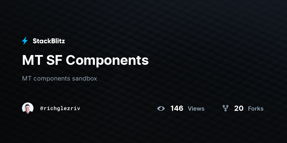 MT SF Components - StackBlitz