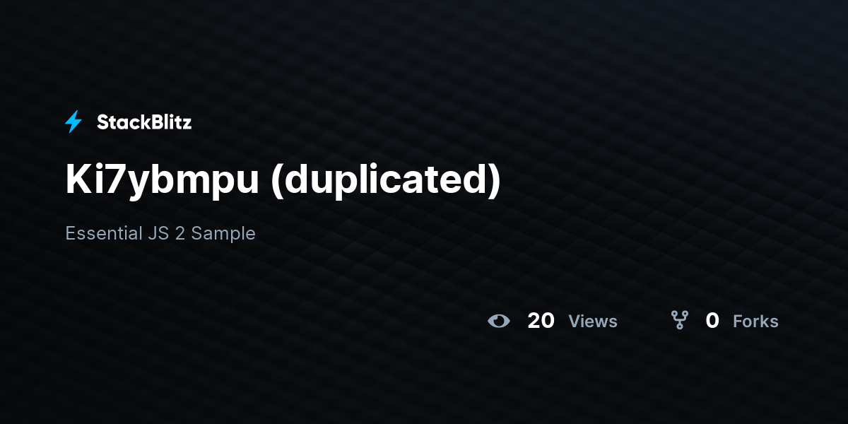 Ki7ybmpu (duplicated) - StackBlitz