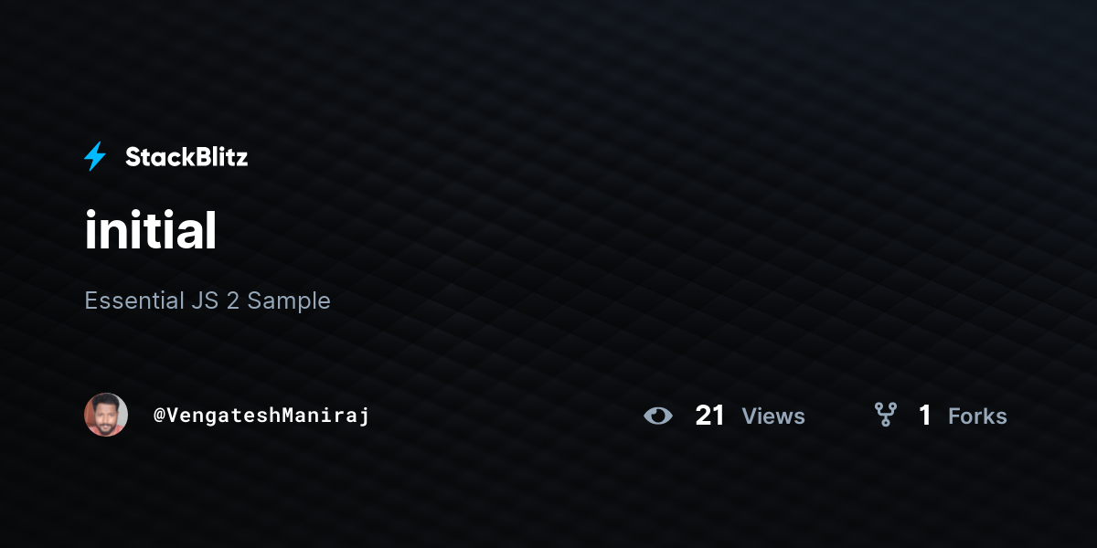 initial - StackBlitz
