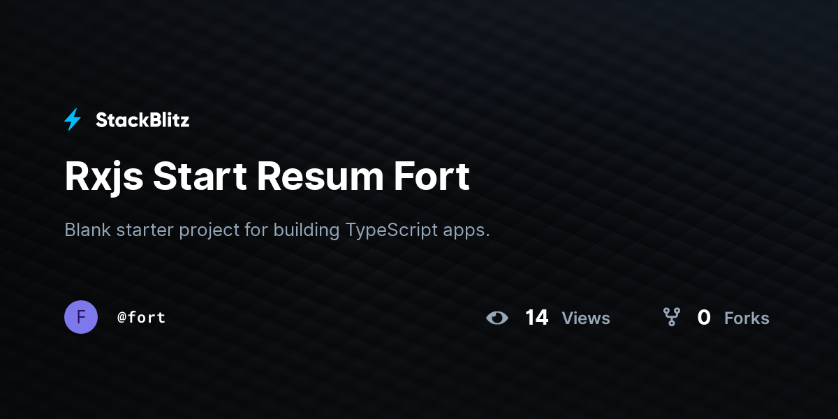 Rxjs Start Resum Fort - StackBlitz
