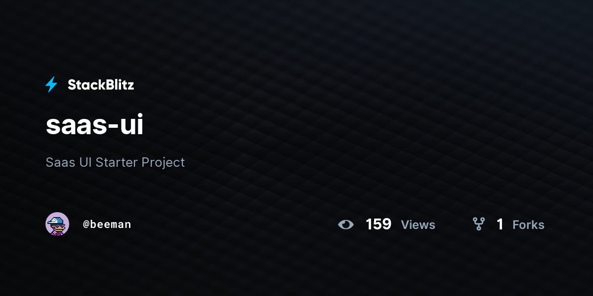 saas-ui - StackBlitz